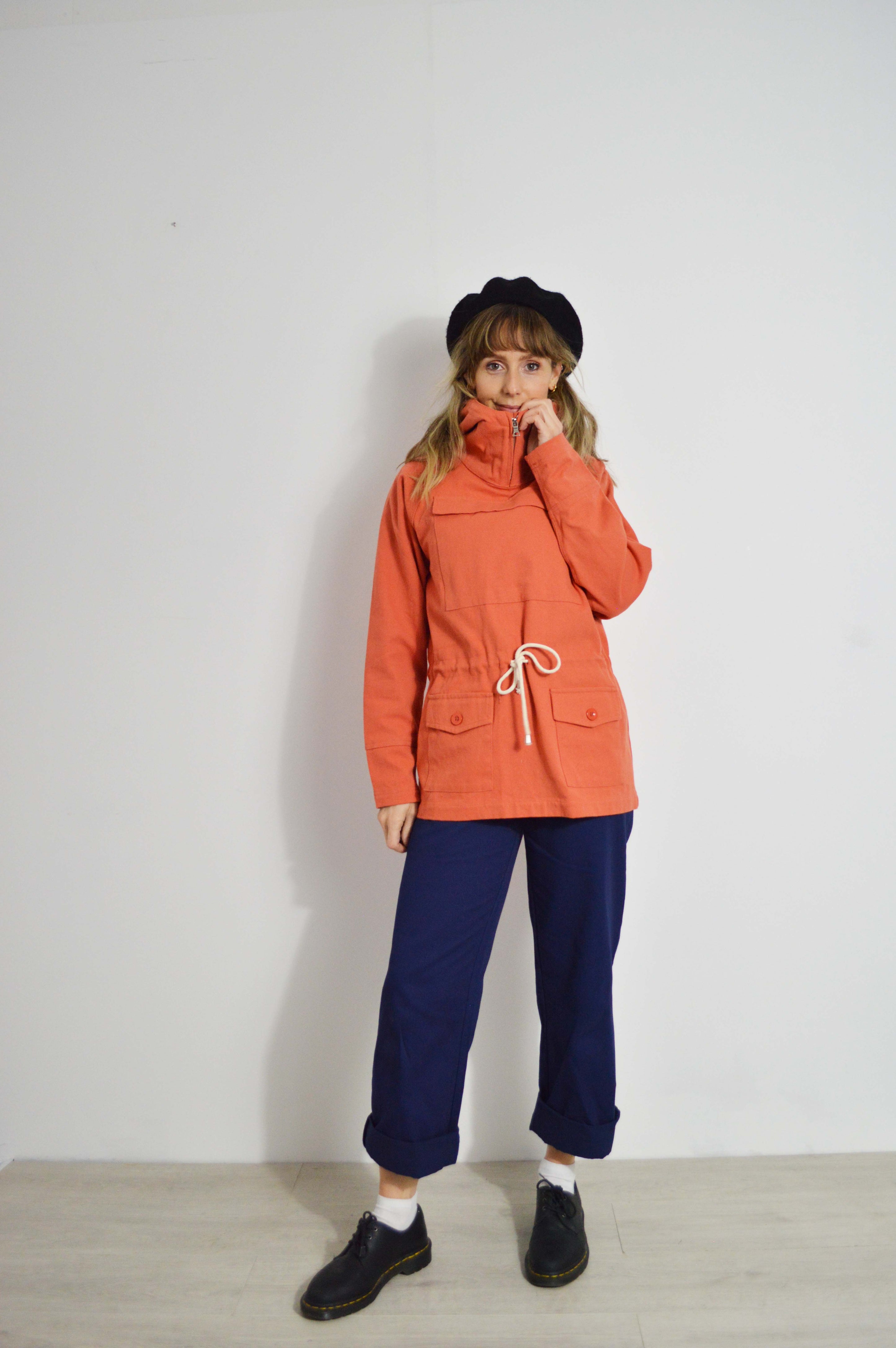 Rescue Orange Cadet Smock 1960s Style OG Cotton Canvas – Wolf Clothing ...
