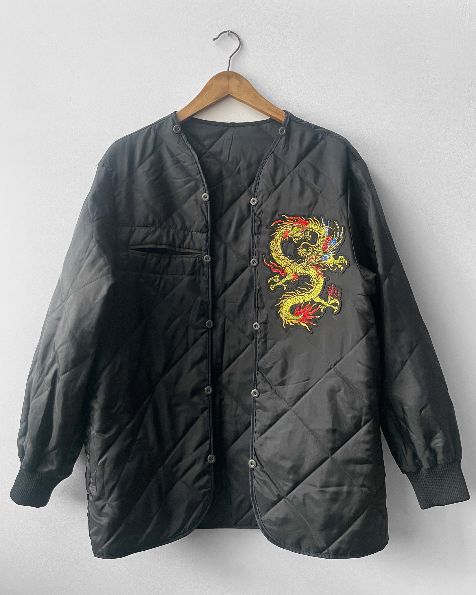 Vintage Black Army Liner Chinese Dragons – Wolf Clothing Collective Ltd